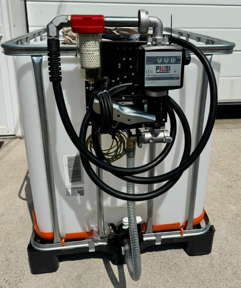 1000l,EX IBC tartály ST KIT 230V Atex pumpa EX-50,4m.tömlő,m